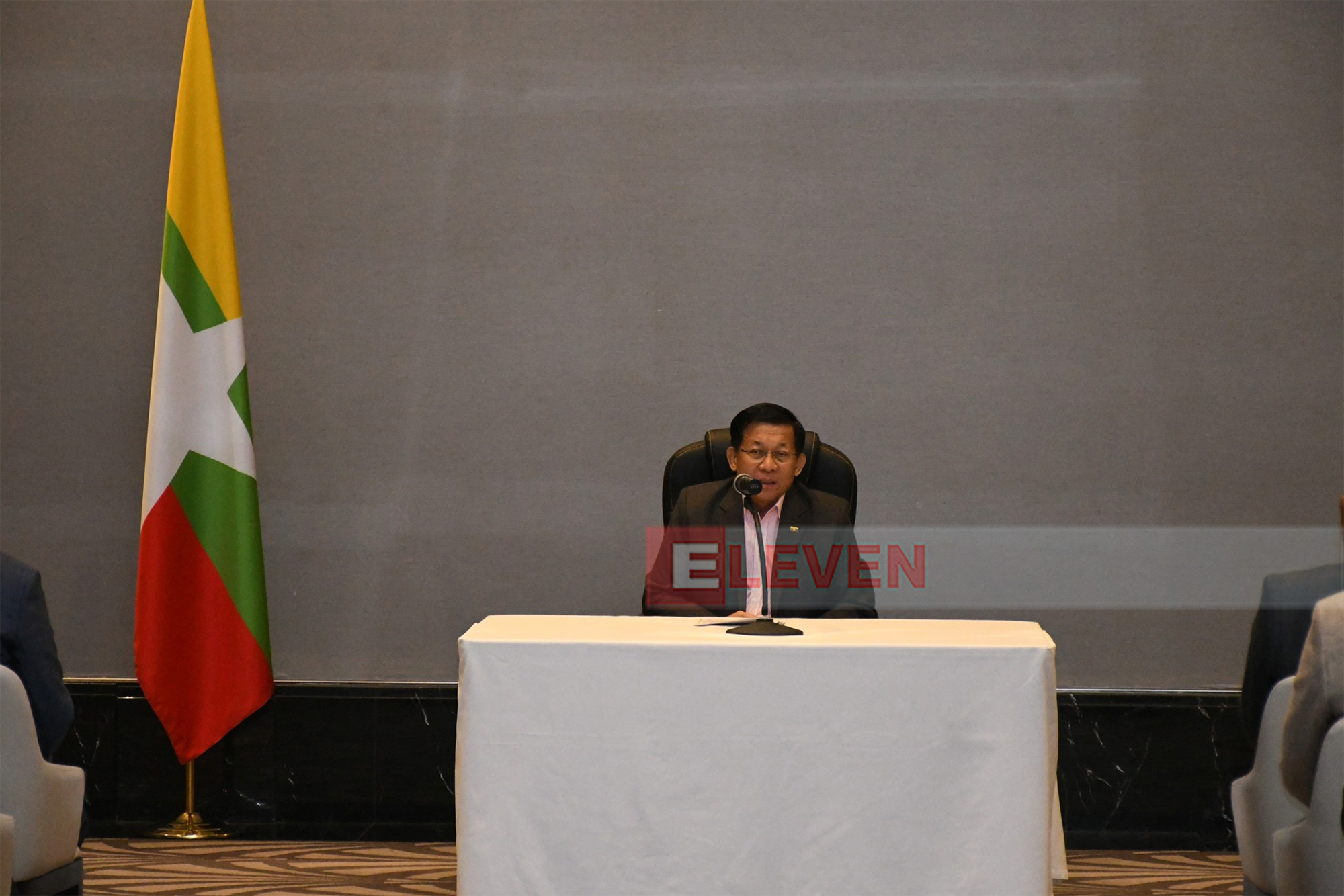 SAC Chairman meets Myanmar trainee officers in Belarus | Eleven Media ...