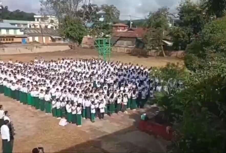 School reopens in Kyaukme under Tatmadaw control with 1,042 students ...