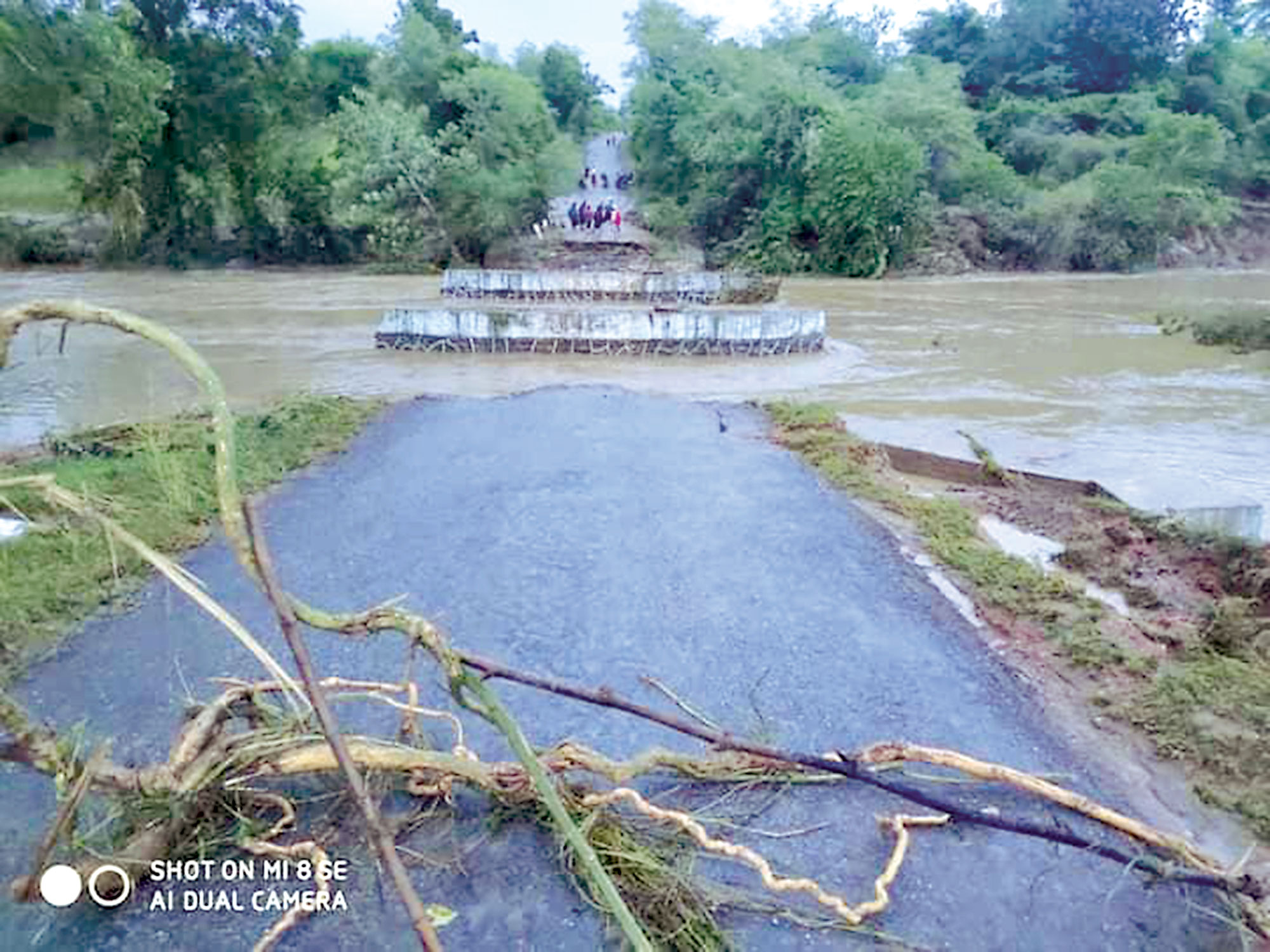Flood destroys some bridges, houses in Aunglan | Eleven Media Group Co ...