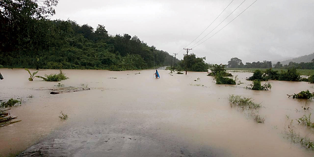 Rain-triggered floods affect lower Myanmar | Eleven Media Group Co., Ltd