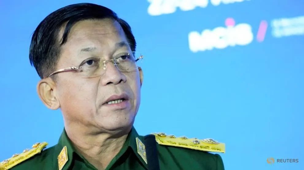 Myanmar ruling military ruler pledges elections, Asean cooperation ...