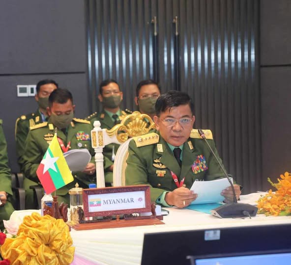 General Maung Maung Aye, Chief of General Staff (Army/Navy/Air) has ...