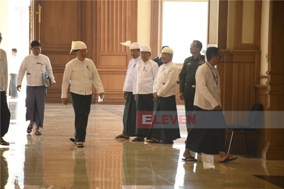 U Aung Lin Dway Elected Speaker of the Amyotha Hluttaw | Eleven Media ...