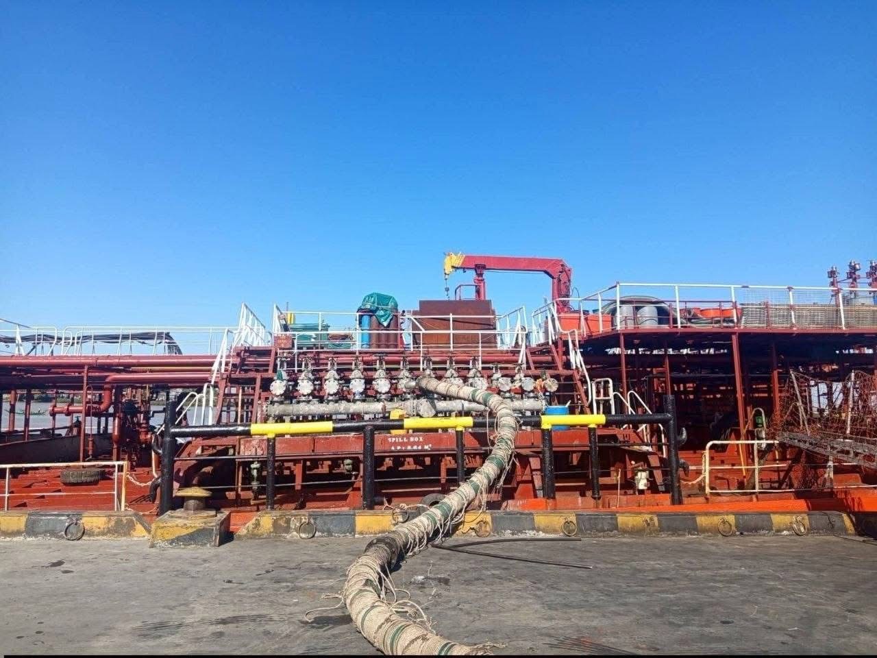 Cooking Oil Tanker MT TIRTASARI Docks at Yangon Port | Eleven Media ...