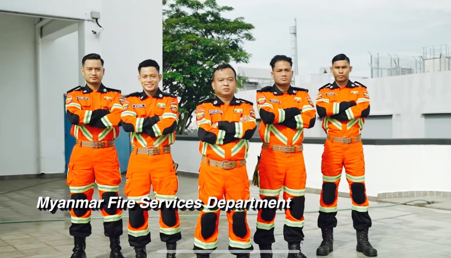 Myanmar Firefighters Win First and Third Place at Singapore Global ...