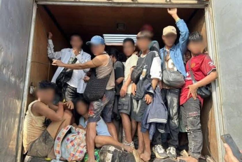 108 Myanmar nationals arrested at Thai-Myanmar border for illegal entry ...