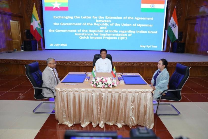 Myanmar and India extend Quick Impact Project agreement, sign 36 ...