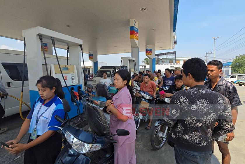PTT Fuel Stations in Myawaddy Begin Selling at Government Reference ...