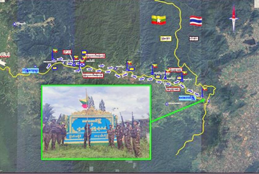 Tatmadaw recaptures and fully secures Mawtaung town from KNU, KNLA, and ...
