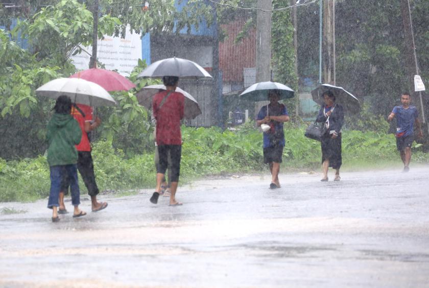 Southwest monsoon wind likely to withdraw from central Myanmar during ...