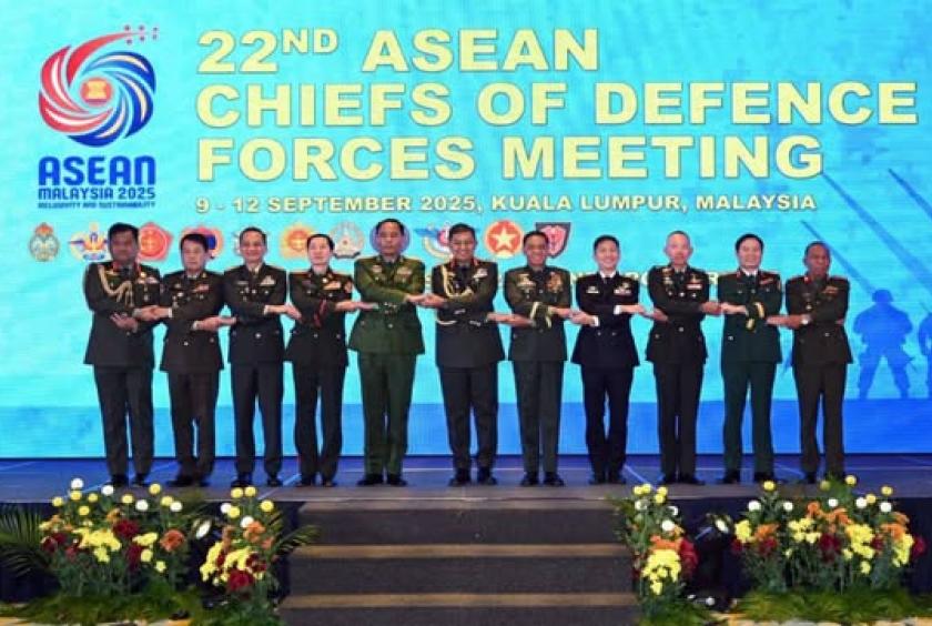 Myanmar delegation attends 22nd ASEAN Chiefs of Defence Forces Meeting ...