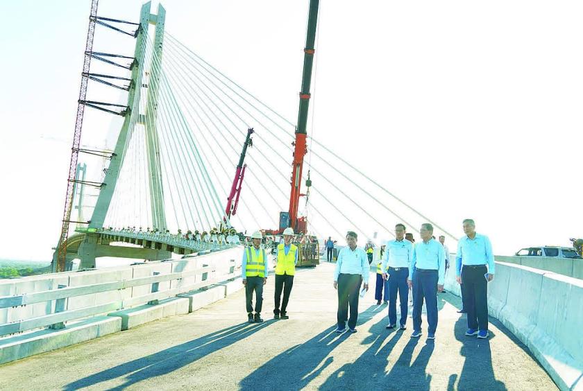 Myanmar–Korea Friendship Bridge (Dala) nears completion | Eleven Media ...